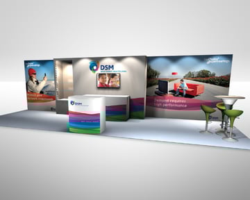 10x20 Inline Exhibits | Modular Exhibits | Inline Booth stands
