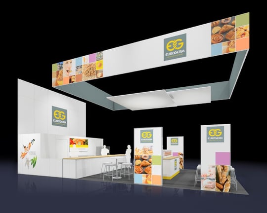 Island Exhibits | 20x20 Booth Designs| Peninsula Exhibits